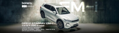 GEELY STARRAY EM-i da € 286 al mese – Bonera.